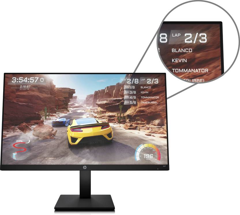 HP 27 inch Full HD LED Backlit IPS Panel Gaming Monitor (X27) Price in ...