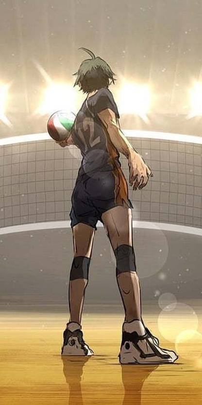 Yamaguchi Anime Haikyuu Net Pinch Server Spotlight Volleyball Matte ...