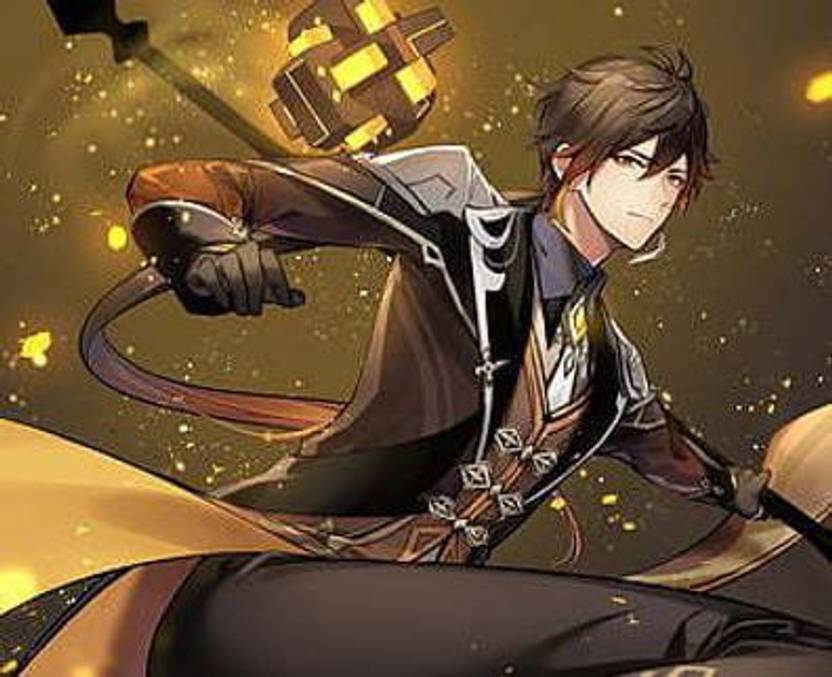 Zhongli Genshin Impact Matte Finish Poster Paper Print - Animation ...