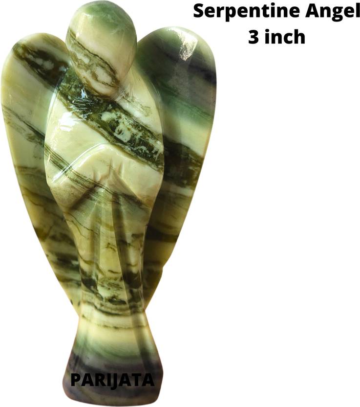 Parijata Lucky Angel 3 inch | Serpentine Angel | Semi precious stone ...