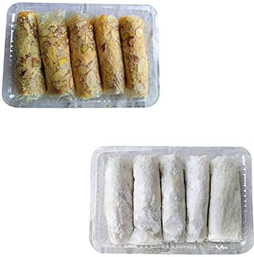 VEDANK Atreyapuram Special Dry Fruit Putharekulu 5pc, Sugar Putharekulu ...