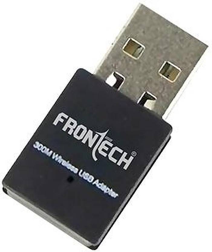 Frontech WiFi Dongle 300 Mbps Mini Wireless Network USB Wi-Fi Adapter ...