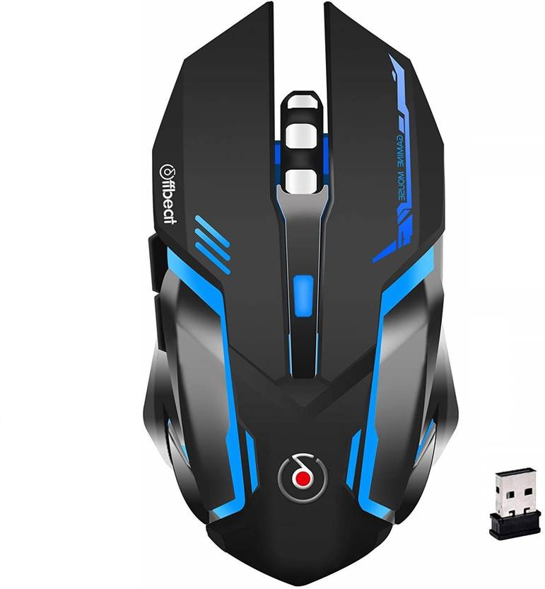 Offbeat RIPJAW 2.4Ghz Rechargeable Wireless Gaming Mouse - 7D Buttons ...