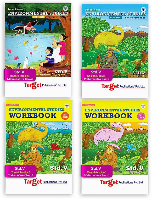 Std 5 EVS (Envrionmental Studies Part 1 & 2) Perfect Notes & Workbook ...