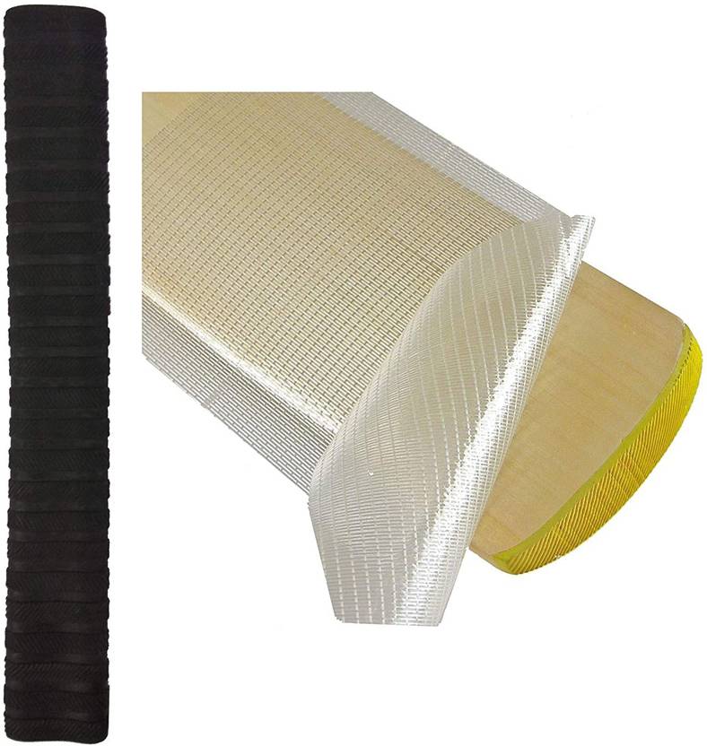CRUXFITT Cricket Bat Grip and 2 Fibreglass Anti scuff Bat Sheets Combo ...