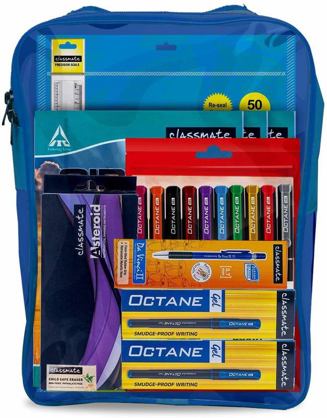 Flipkart.com | ITC Classmate Scholastic Bag Kit | 12 Assorted Items ...