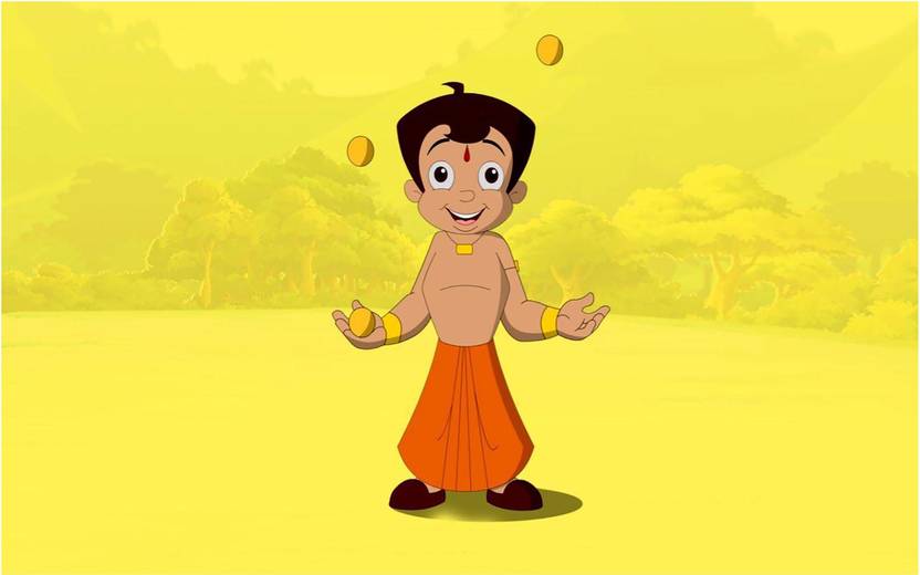 Chhota Bheem Wall Poster For Room With Gloss Lamination D23 Paper Print ...