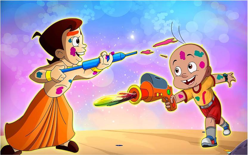 Chhota Bheem Wall Poster For Room With Gloss Lamination D3 Paper Print ...