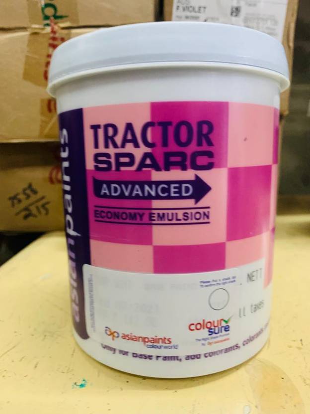 ASIANPAINTS TRACTOR SPARK ADVANCE 1LTR White Emulsion Wall Paint Price ...