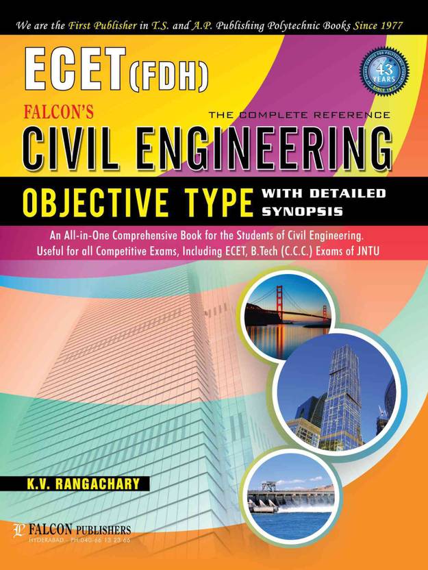 ECET BOOKS| Civil Engineering Objective Type With Detailed Synopsis ...