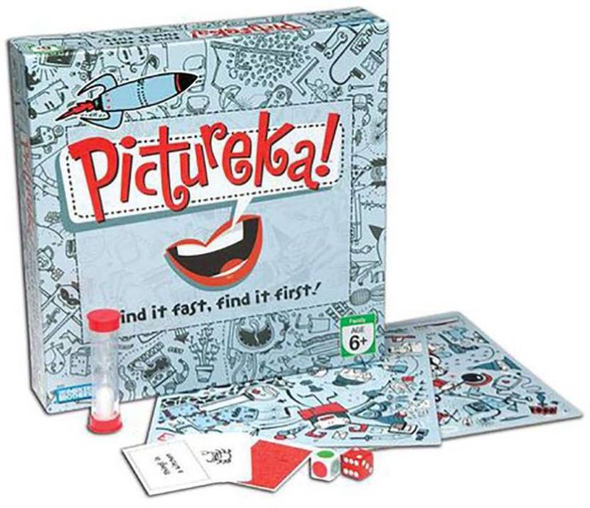 Gadget Mart Pictureka Find It Fast, Find it First, Family Strategic Board Game Party & Fun Games ...