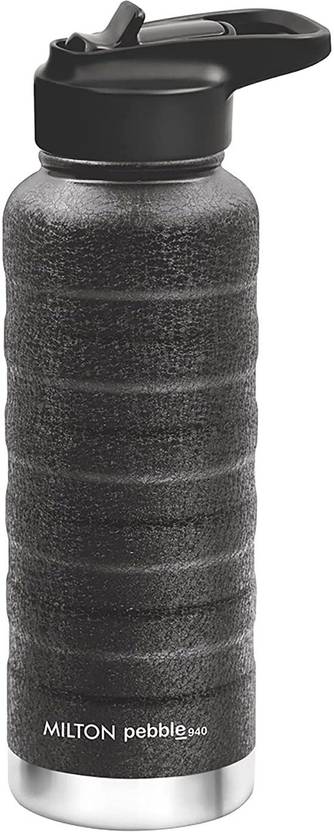 MILTON Thermosteel Water Bottle Pebble 940ml With Spout Lid 24hrs Hot ...