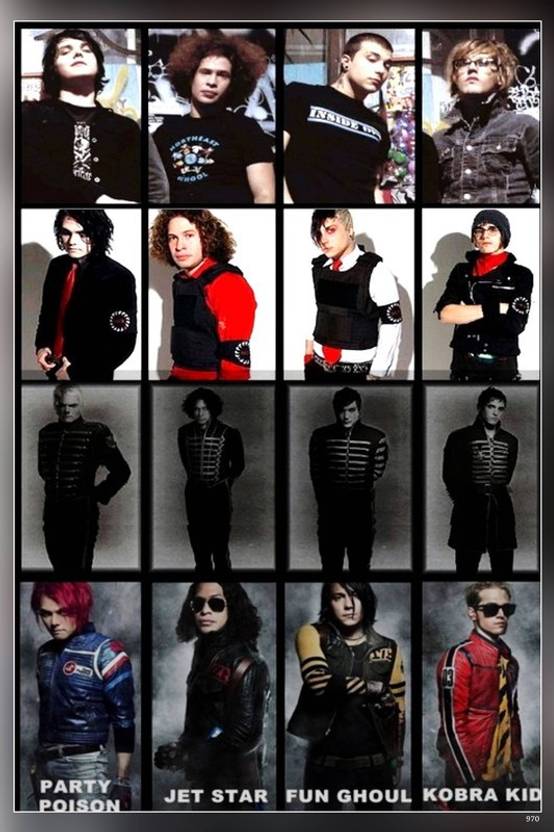 My Chemical Romance Mcr Gerard Way Frank Iero Mikey Way Ray Toro Bob ...
