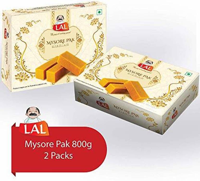 Lal Mysore Pak 800g Pack Of 2 Box Price in India - Buy Lal Mysore Pak ...