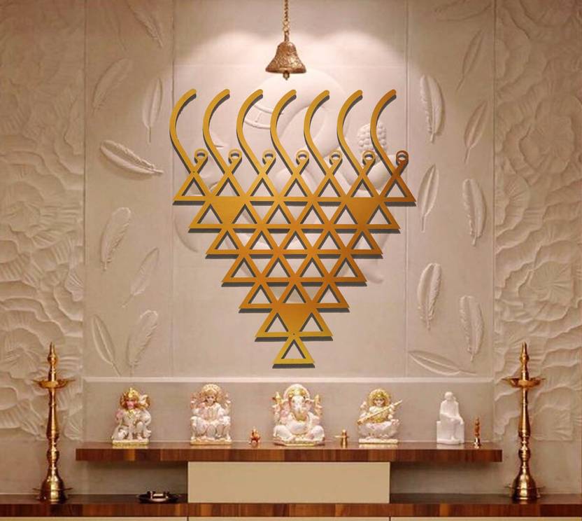 OreShore Saraswati Yantra Metal Decor ( 24 x 24 inches) Price in India ...