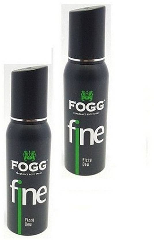 FOGG Fine Fizzy Dew Body Spray Each 120ml Set of 2 Deodorant Spray ...