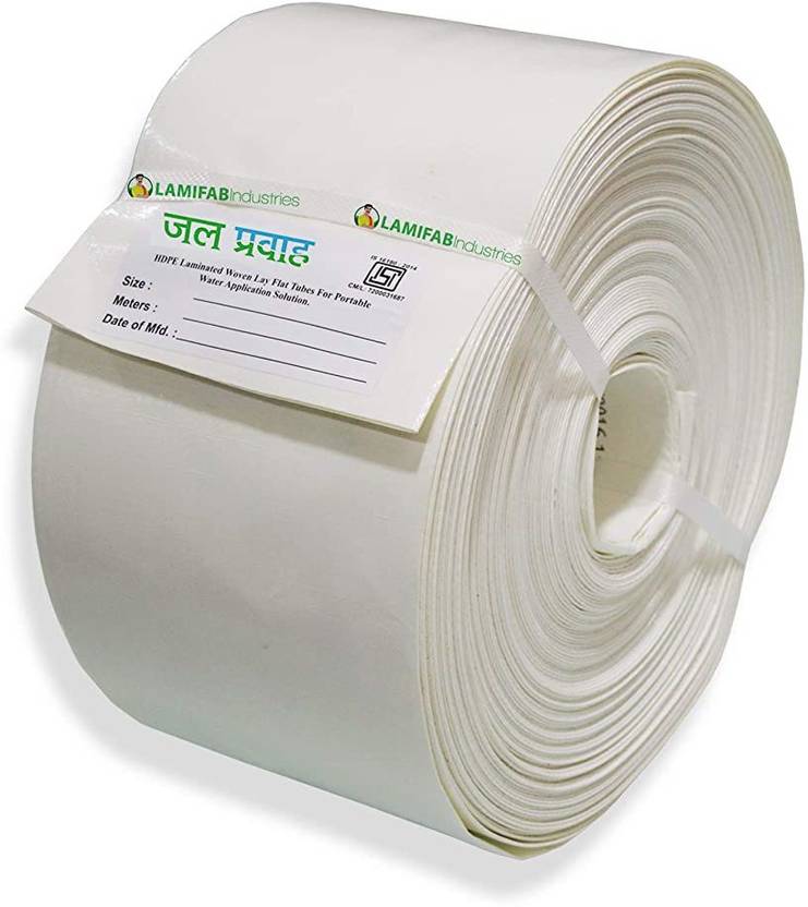 Agriflow HDPE Laminated 30 Meter 8 Inch HDPE Laminated Woven Lay Flat ...