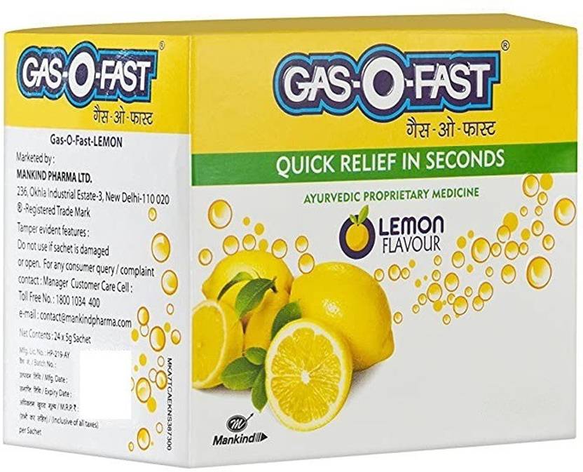 GasoFast Lemon Flavour Lemon Granules Price in India - Buy GasoFast ...