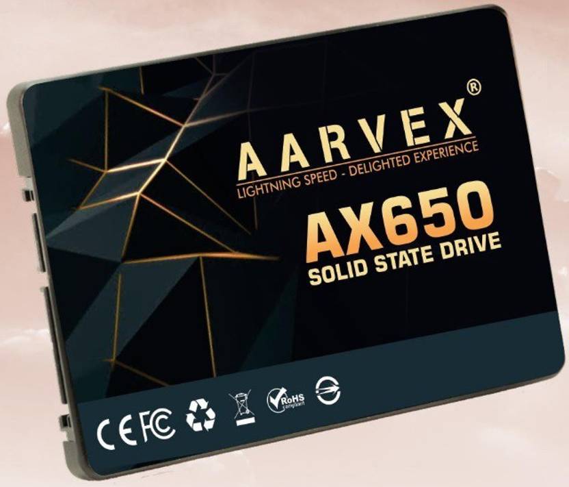 AARVEX AX650 512 GB Desktop, Laptop, Servers Internal Solid State Drive ...