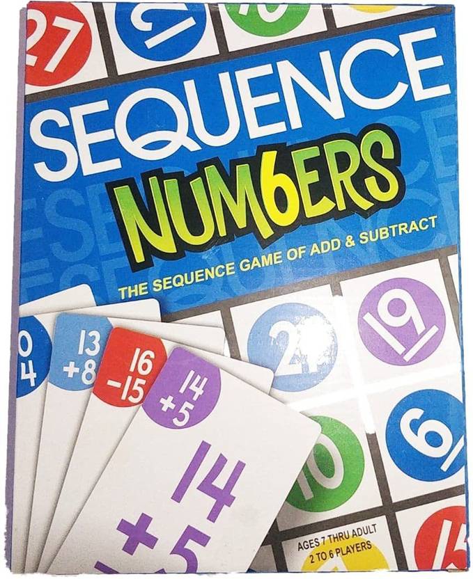 homenity Sequence Game of Numbers for Kids to Learn Add, Subtraction ...