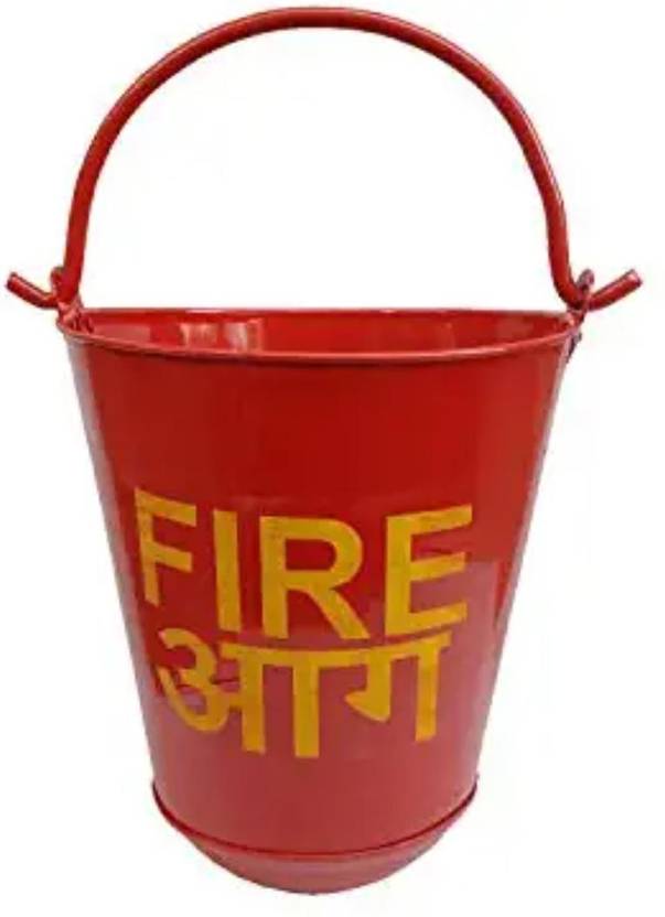 BPS Fire Fire Bucket/ Safety Bucket /10L/ Sand Bucket 10 L Iron Bucket ...