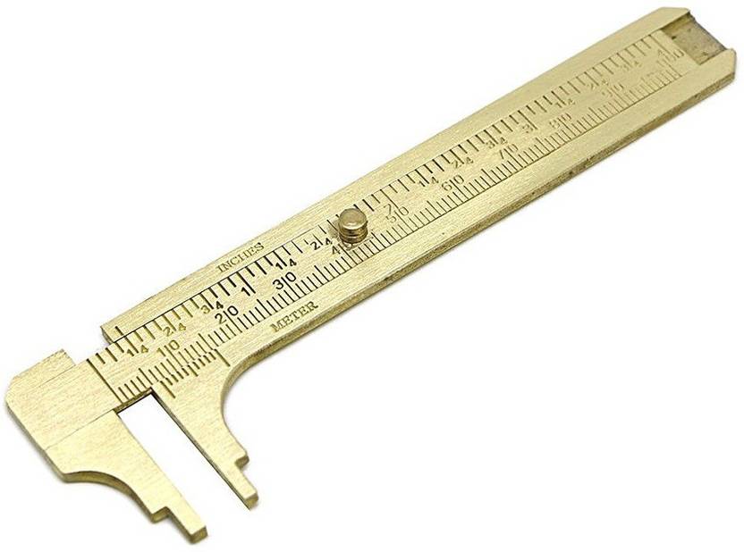 Comet Brass Sliding Pocket Caliper Jewellery Gauge, 60mm Inside Caliper ...