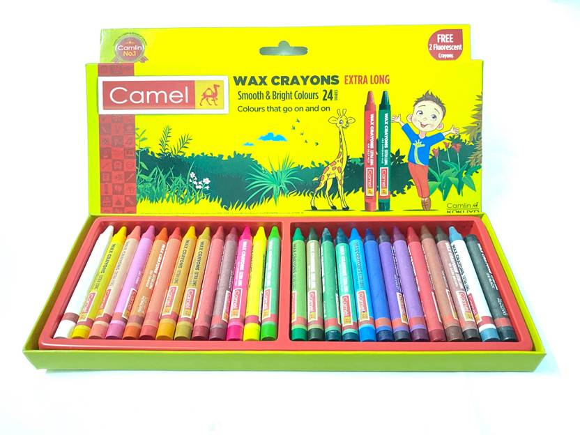 Flipkart.com | Camlin Wax crayon extra long smooth and bright color