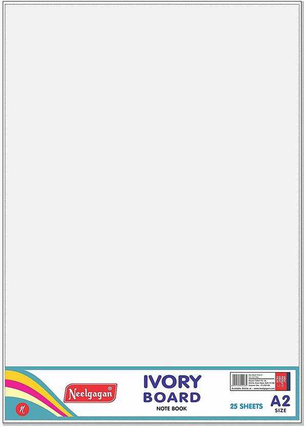 Flipkart.com | NEELGAGAN Ivory Paper A2 Size Plain Paper (42.0 cm X 59. ...