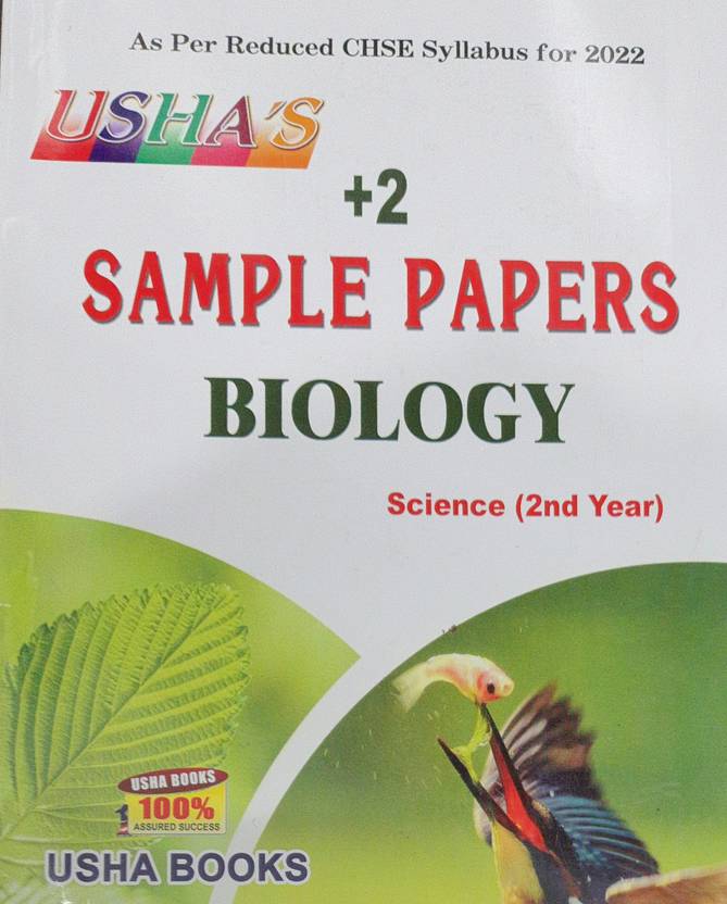 USHA Sample Paper Class 12 Biology For CHSE Board 2022 Examination: Buy ...
