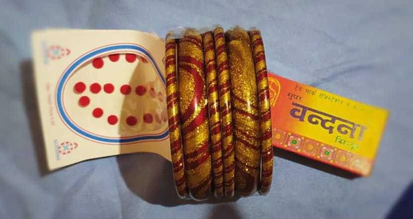 Shivpriya Wedding Lac Bangles, Bindi and Sindur Set Prayer Kit Price in ...