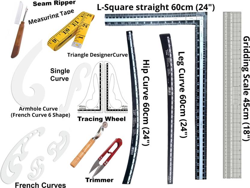 Upyukat Khyati Tailoring scales/ curves/ Fashion Designing Scale ...