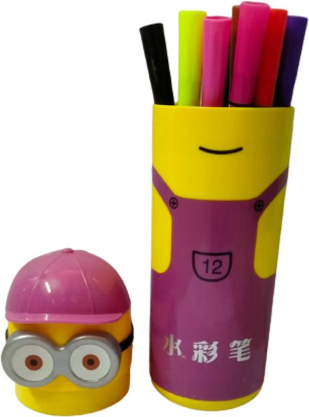 Flipkart.com | MindsArt Minion Cartoon Kids Pens & Sketch Pens With ...