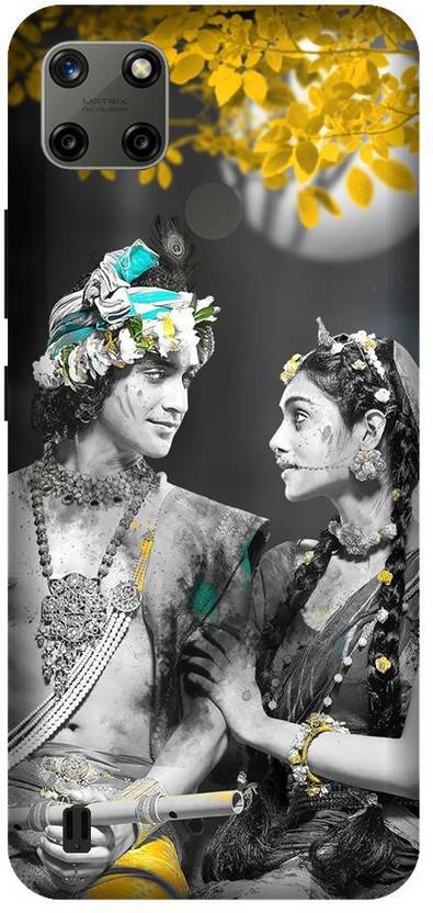 BYXIS Back Cover for Realme C25y Radha Krishna, Radha and Krishna ...