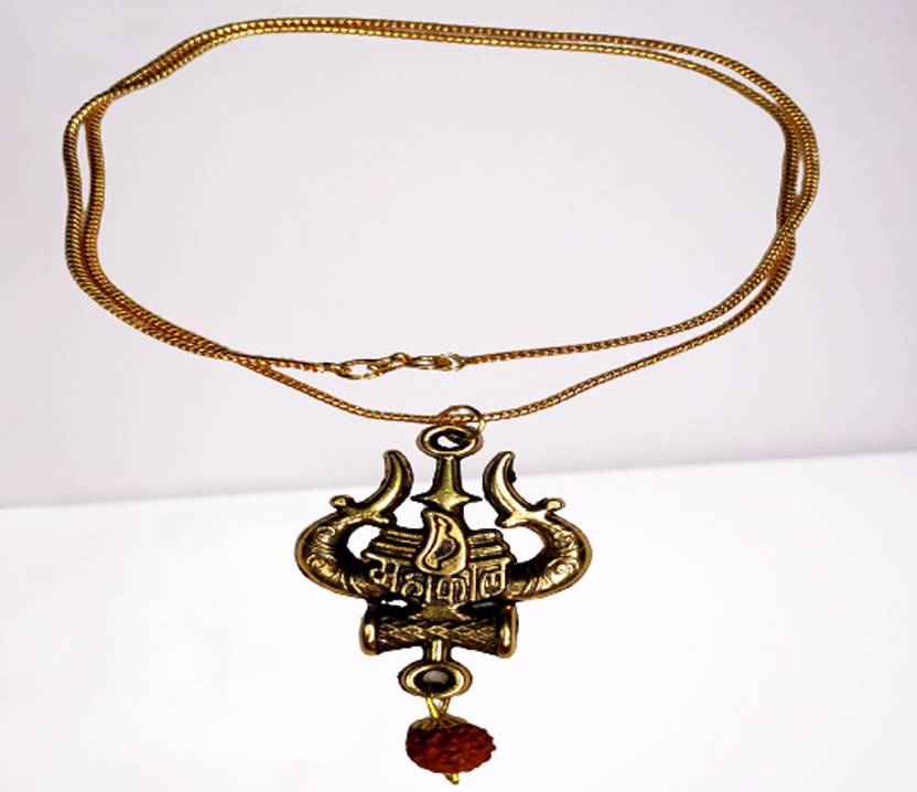 LOTUS RISE Mata Rani Locket With Golden Chain Combination Gold-plated ...