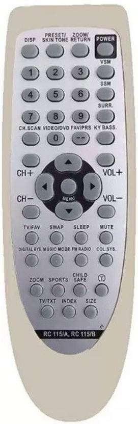 GIFFEN Compatible Remote For Onida CRT Tv TA ONIDA TV REMOTE Onida ...