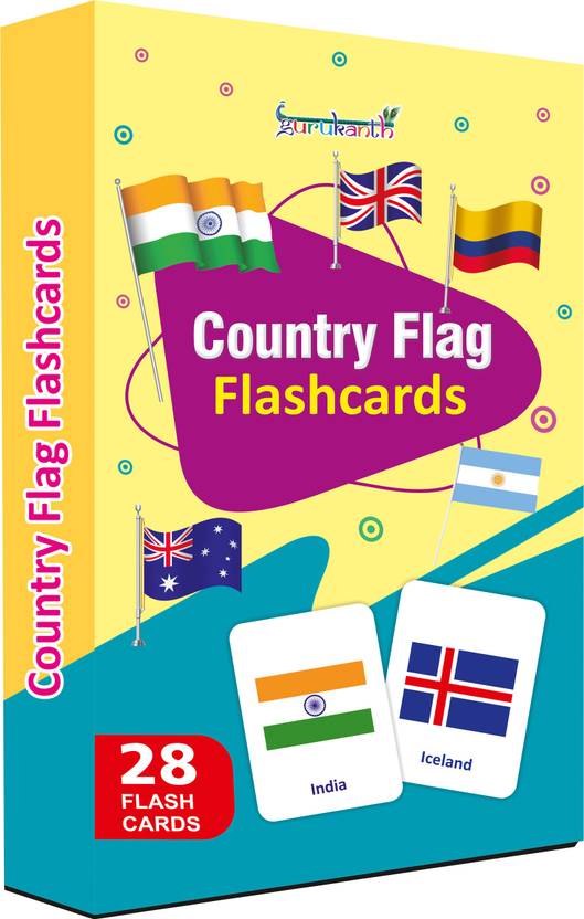 gurukanth Country Flag Flash Cards for kids Price in India - Buy ...