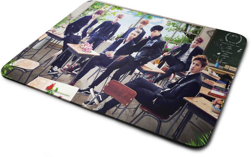 abloe Bts Mouse Pad Rap Monster Jin Suga J-Hope Jimin V Jungkook Non ...