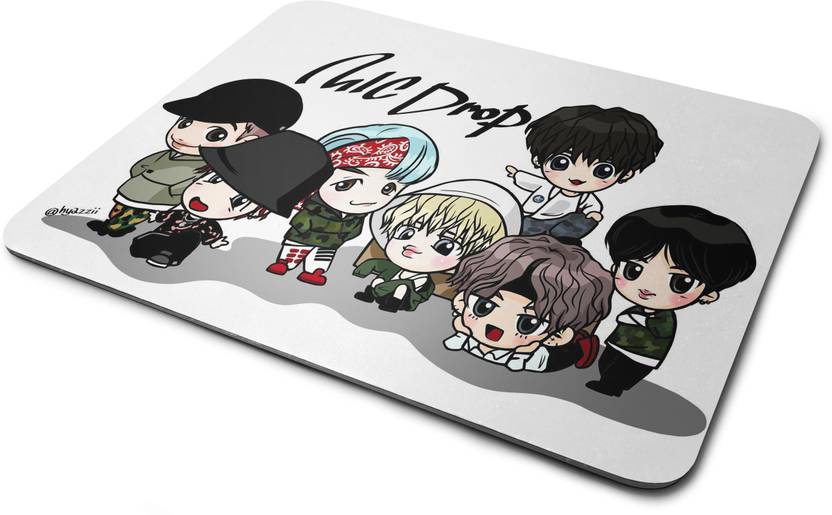 abloe Bts Mouse Pad Rap Monster Jin Suga J-Hope Jimin V Jungkook Non ...