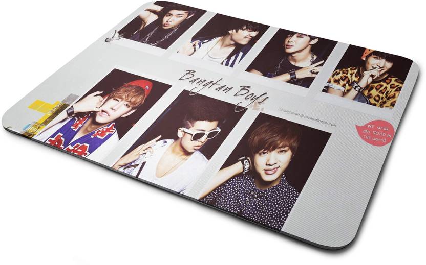 abloe Bts Mouse Pad Rap Monster Jin Suga J-Hope Jimin V Jungkook Non ...