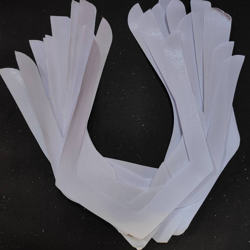 Mancloem Neck Design Bukram (20 pcs) / Bukram Gala/Neck Bukram Fusing ...