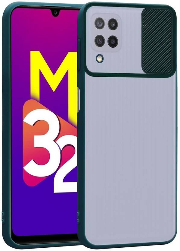 A3sprime Back Cover for Samsung Galaxy M32 4G, |Shockproof Slide Camera ...