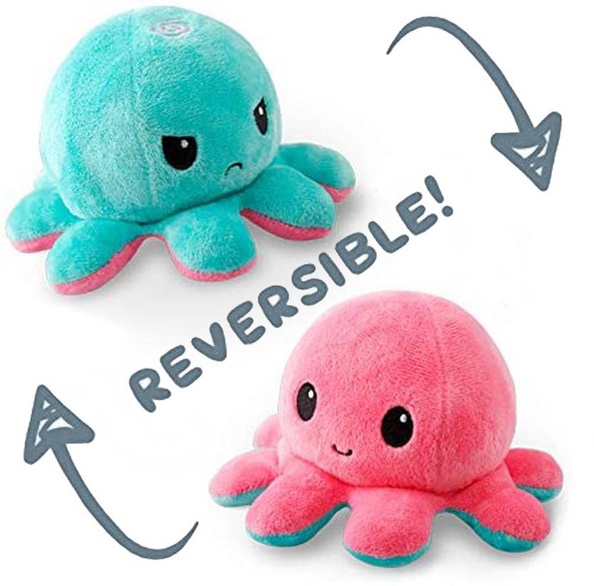 Maskeen The Moody Reversible Octopus Plushie | Patented Design ...