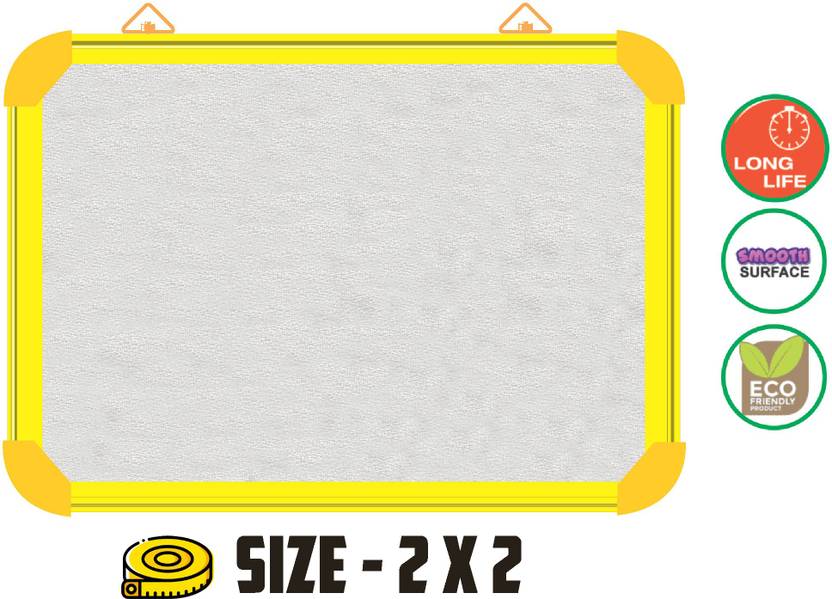 WRITING AND DISPLAY Pin-up display board for office & school ...