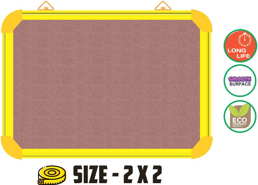 WRITING AND DISPLAY Pin-up display board for office & school ...