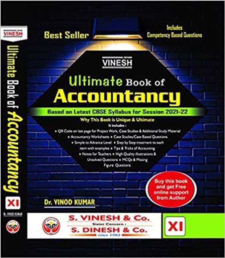 Vinesh Ultimate Book Of Accountancy For Class 11th/ XI (CBSE) ( Session ...