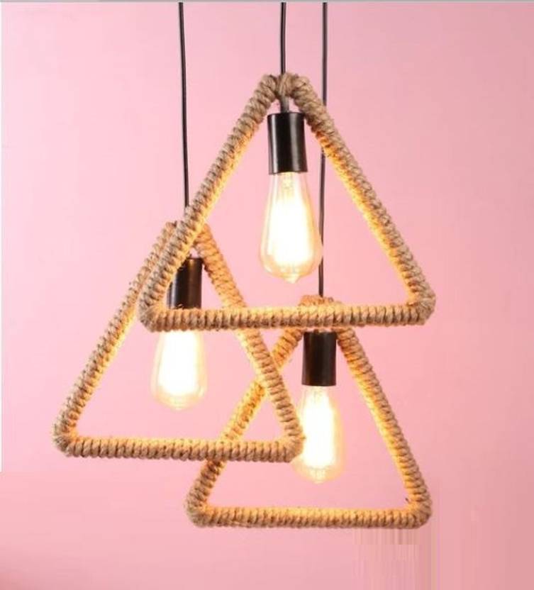 GAUVIK GAU- CLUSTER HANGING RASSI TIKONA THALI Cluster Pendant Light ...