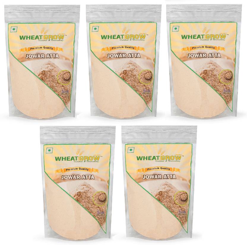 WHEATGROW Jowar Atta ( Jwaar Flour, Sorghum, Gluten free, Healty Food ...