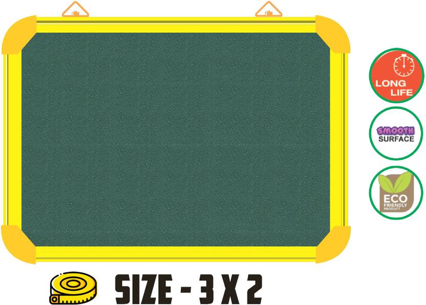 WRITING AND DISPLAY Pin-up display board for office & school ...