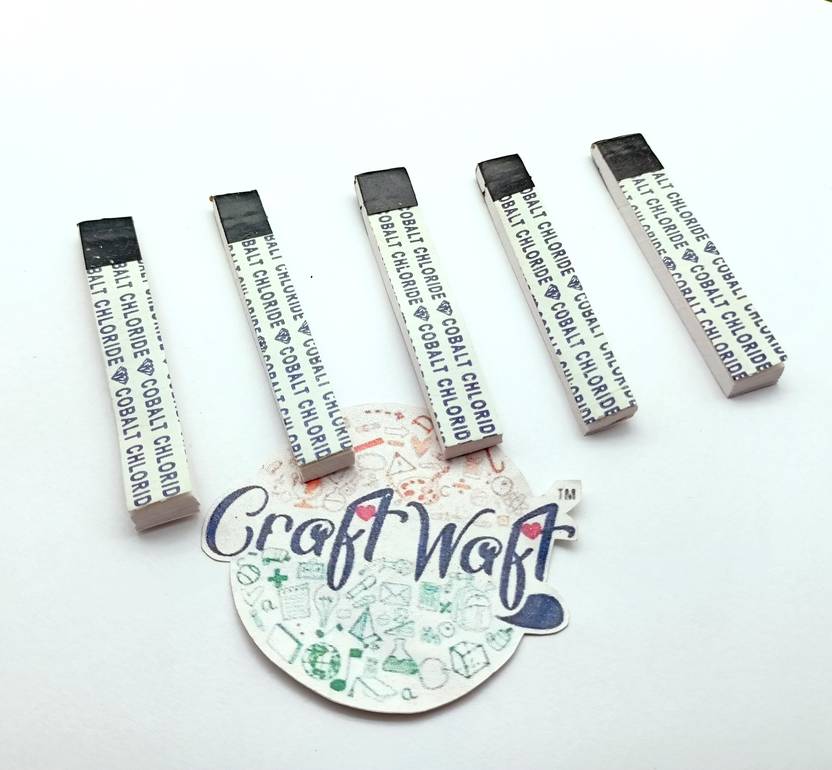 CRAFTWAFT Cobalt Chloride Paper Test 100 Strips for Testing Acid and ...