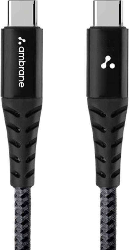 Ambrane USB Type C Cable 5 A 1.5 m ABCC-100 - Ambrane : Flipkart.com